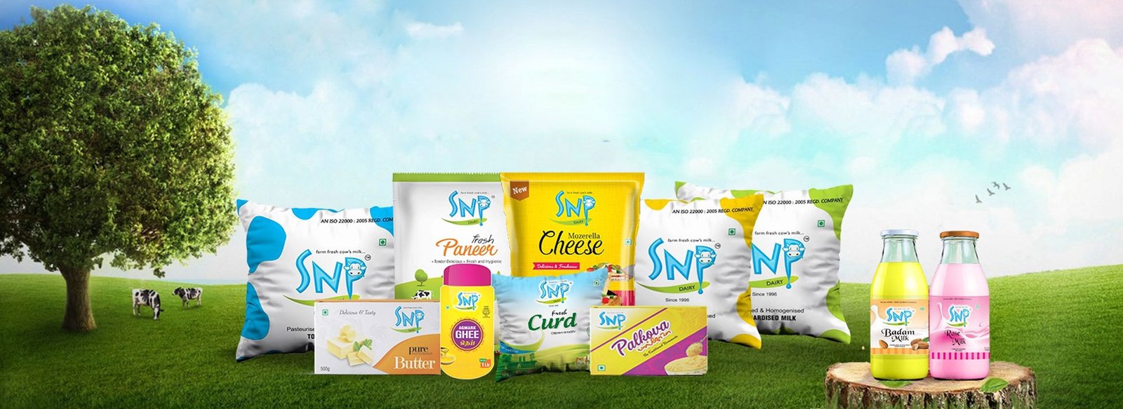 SNP Dairy – Farm fresh cow milk…